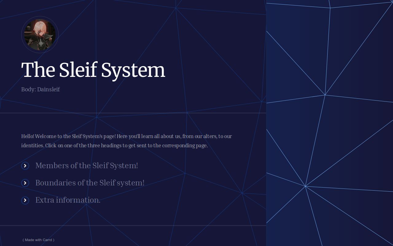 The Sleif System